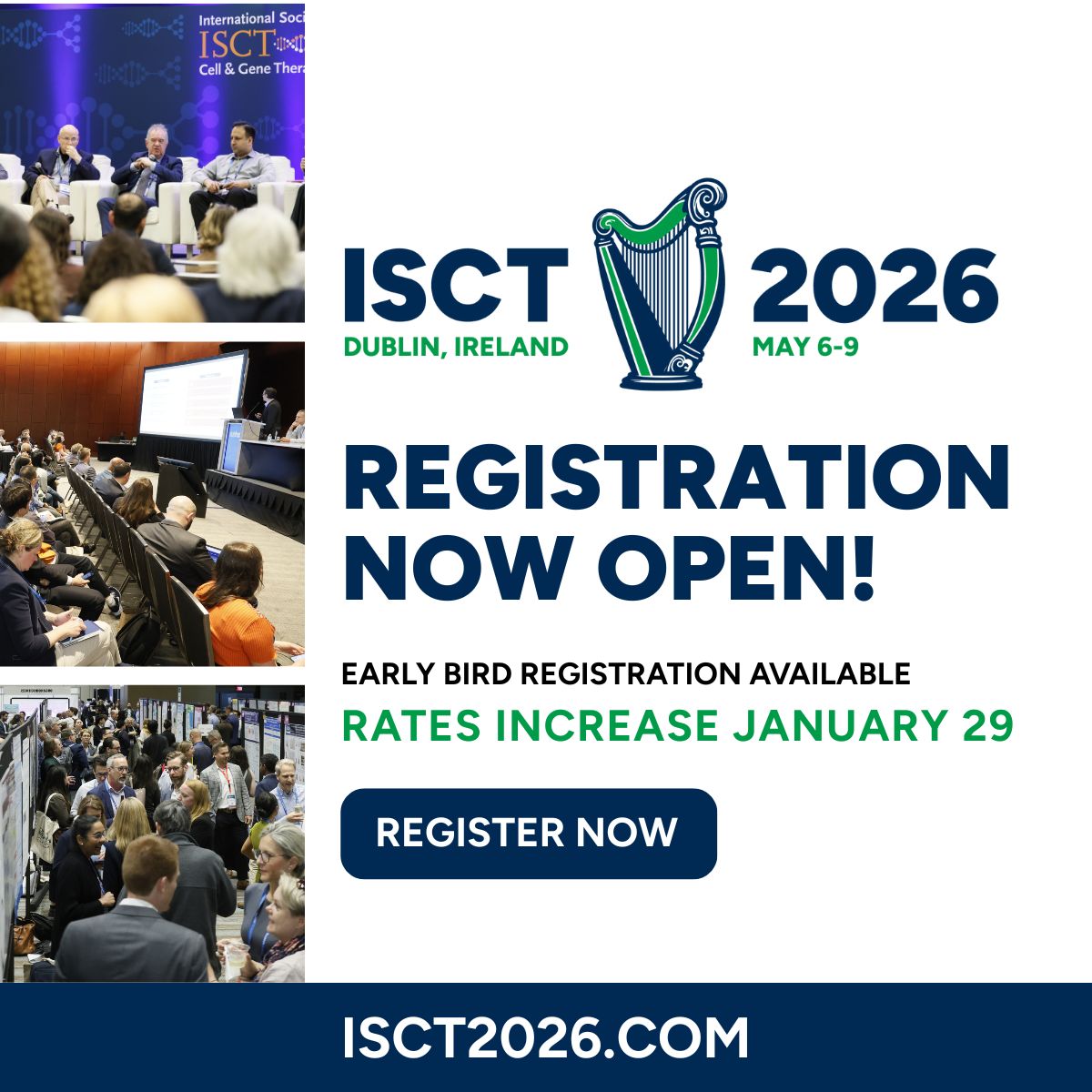 Opportunity to Present Among Global Leaders in Cell and Gene Therapy at ISCT 2026 -Abstracts ...